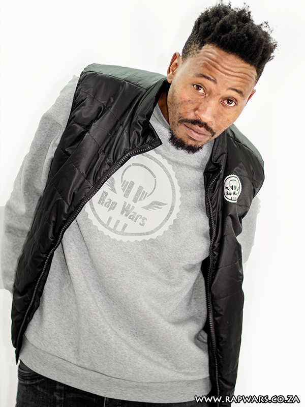 Half Black Puff Jacket RW - Rap Wars