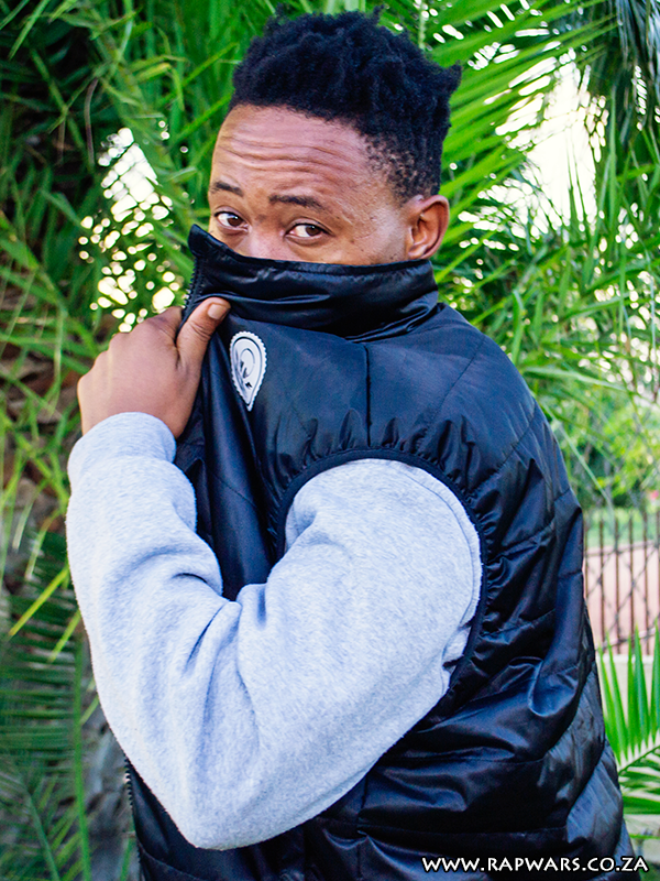 Half Black Puff Jacket RW - Rap Wars